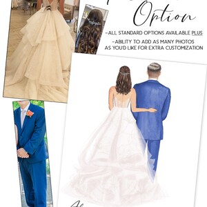 Father of the Bride Illustration, Wedding Parent Print, Customized ...