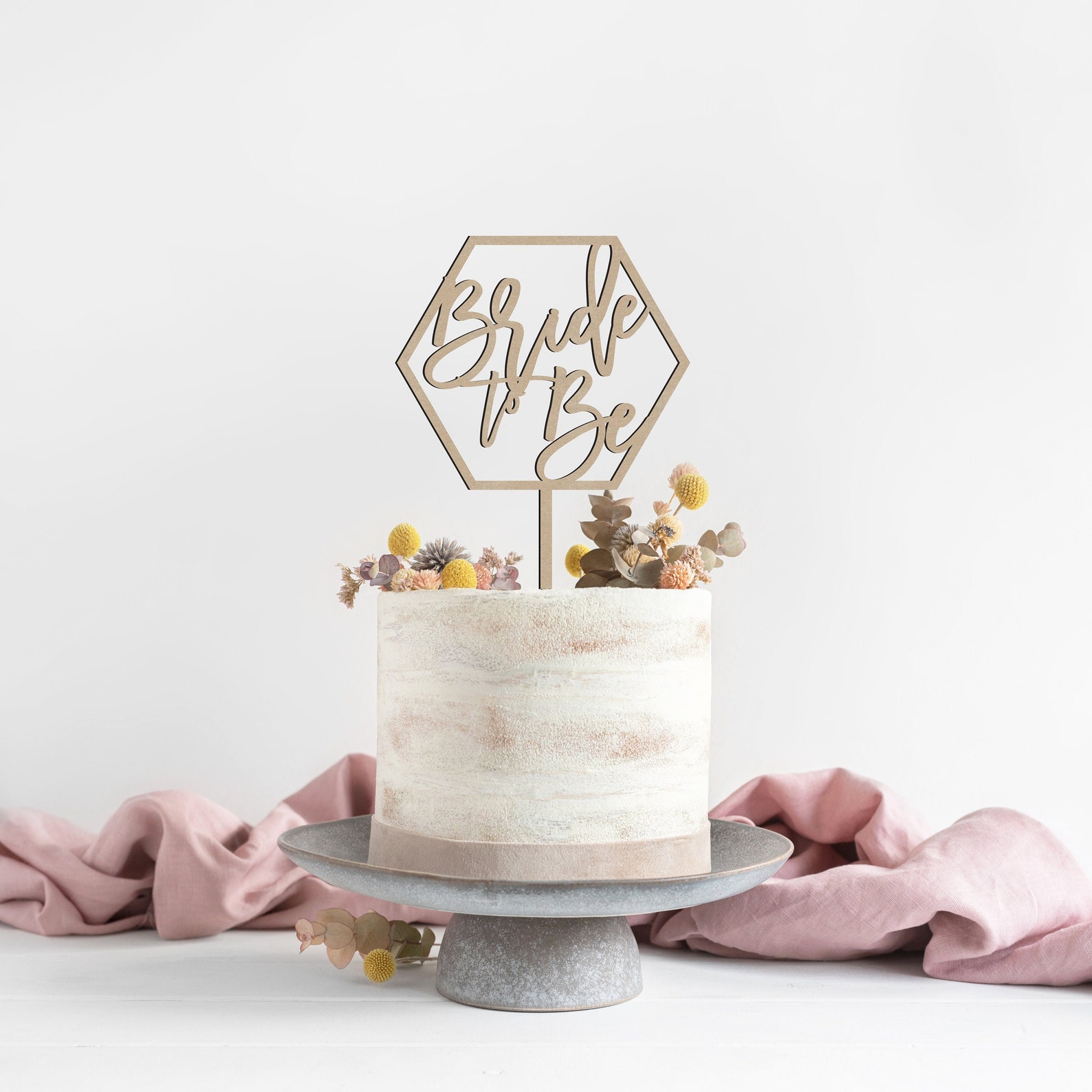 Bride to Be Cake Topper Bride Cake Bride Topper Brie Cake | Etsy