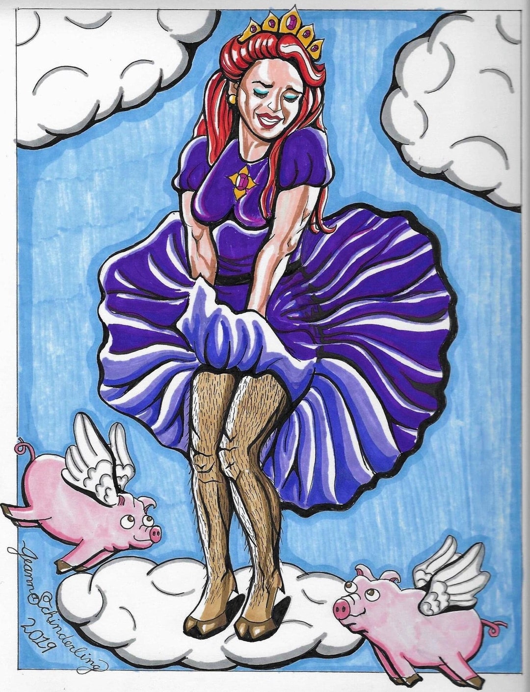 Princess Pepper: 8-bit Boss Fan Art Print - Etsy