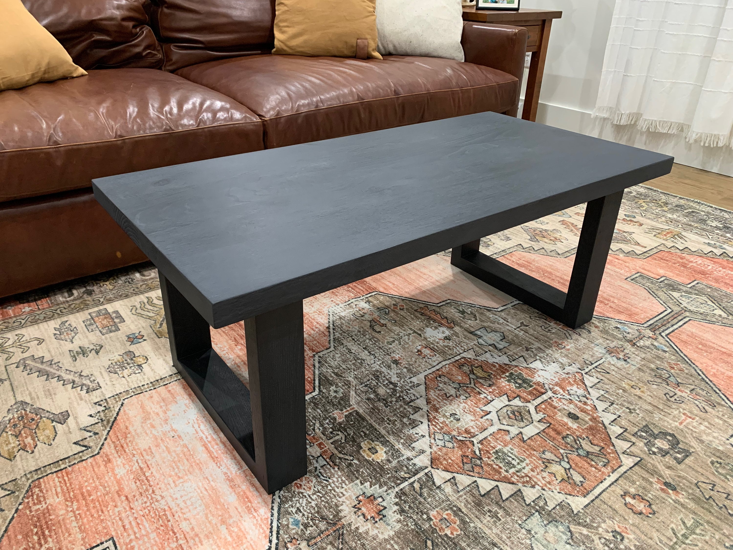 Modern Black Coffee Table - Etsy