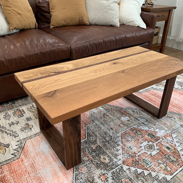 White Oak Coffee Table - Etsy
