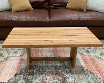 Oak Butcher Block Coffee Table - Etsy