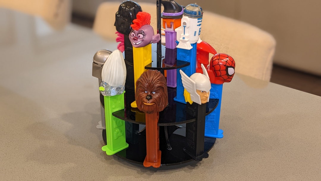 12 Pez Display for Desktop, Tabletop Display Display Holds 12 PEZ ...