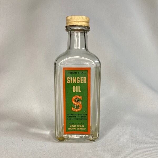 Antique Glass Oil Bottle - Etsy