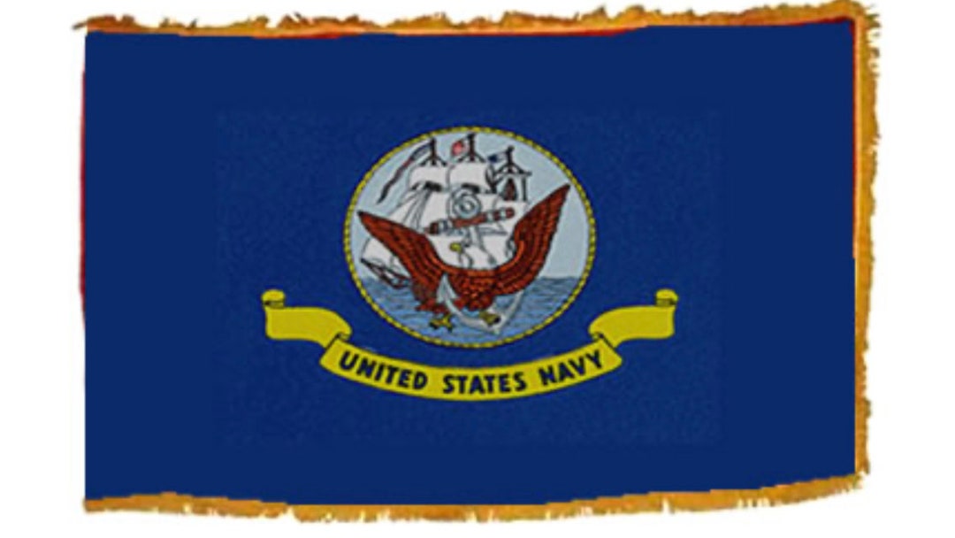Vintage Authentic Navy Organizational Flag Official - Etsy