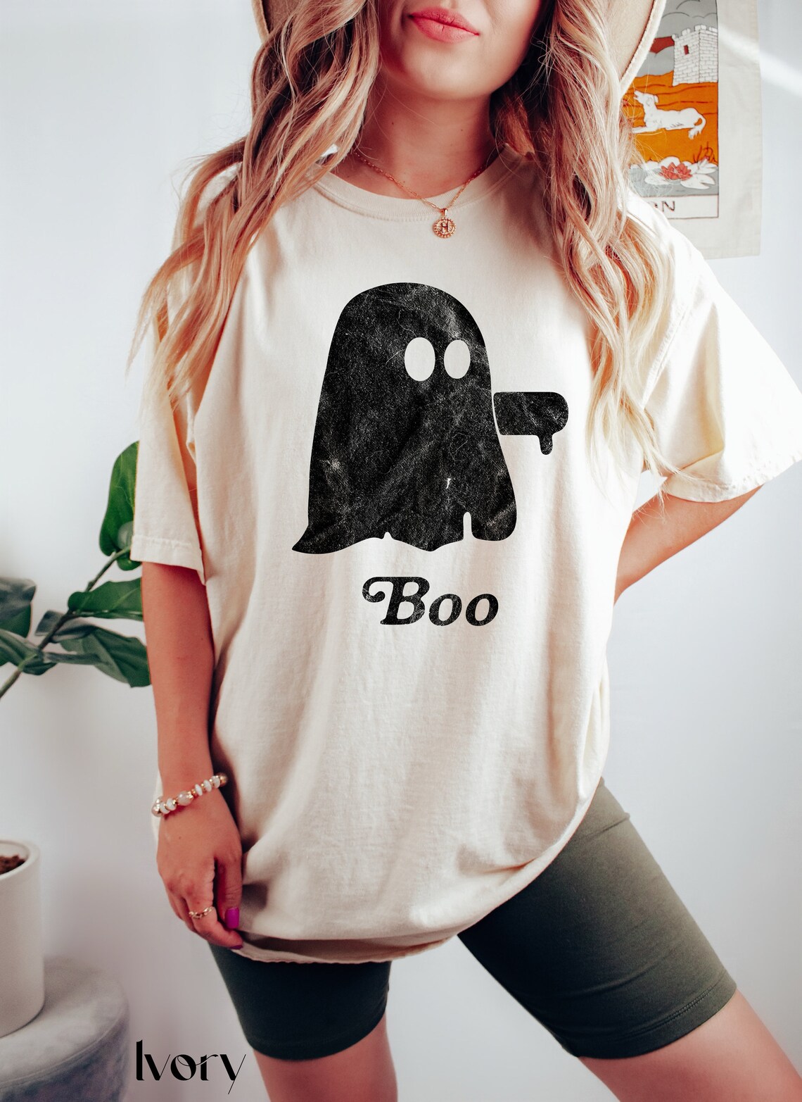Ghost Boo Tee Spooky Tshirt Ghost Halloween Shirt Comfort - Etsy