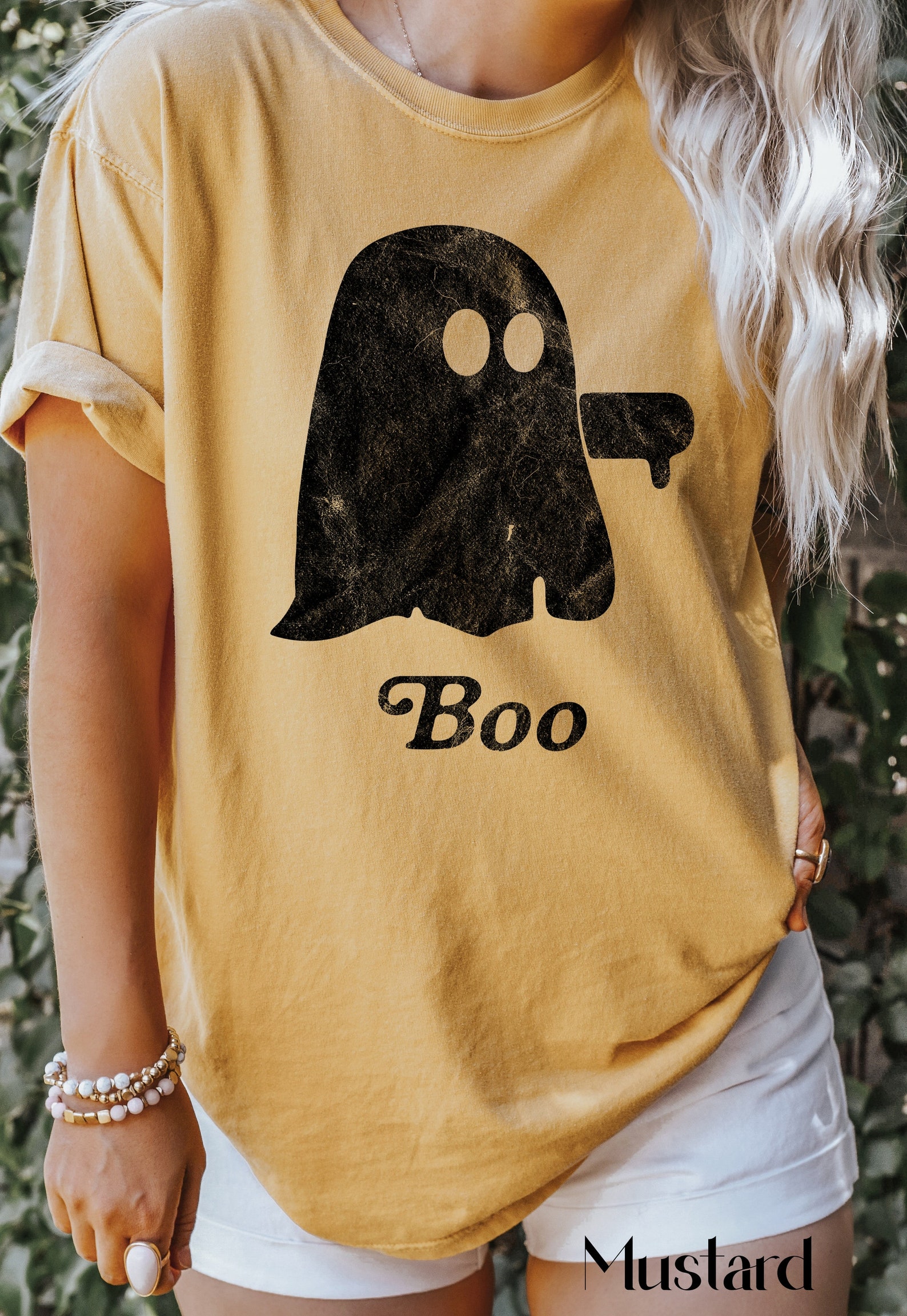Ghost Boo Tee Spooky Tshirt Ghost Halloween Shirt Comfort - Etsy
