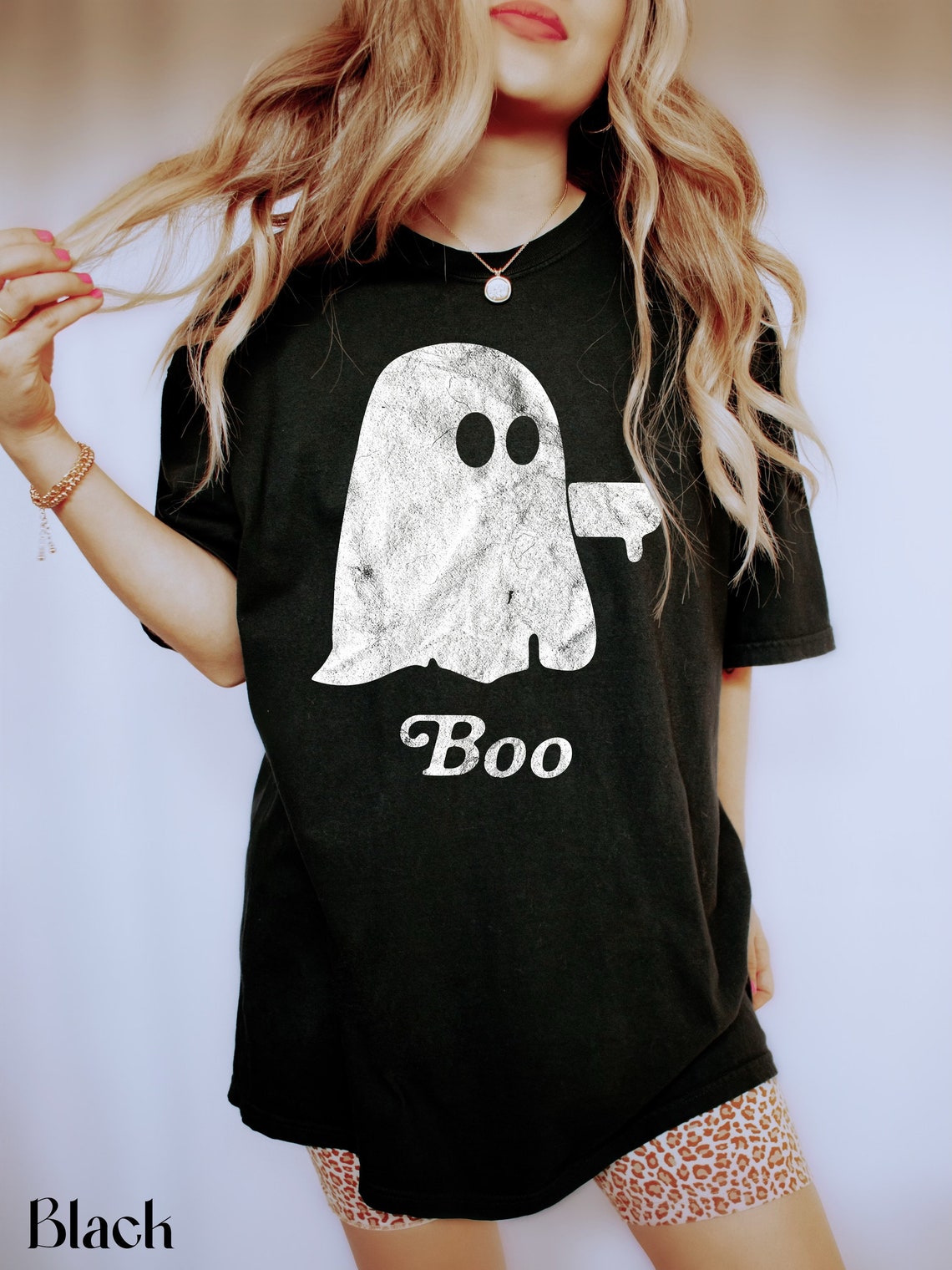Ghost Boo Tee Spooky Tshirt Ghost Halloween Shirt Comfort - Etsy