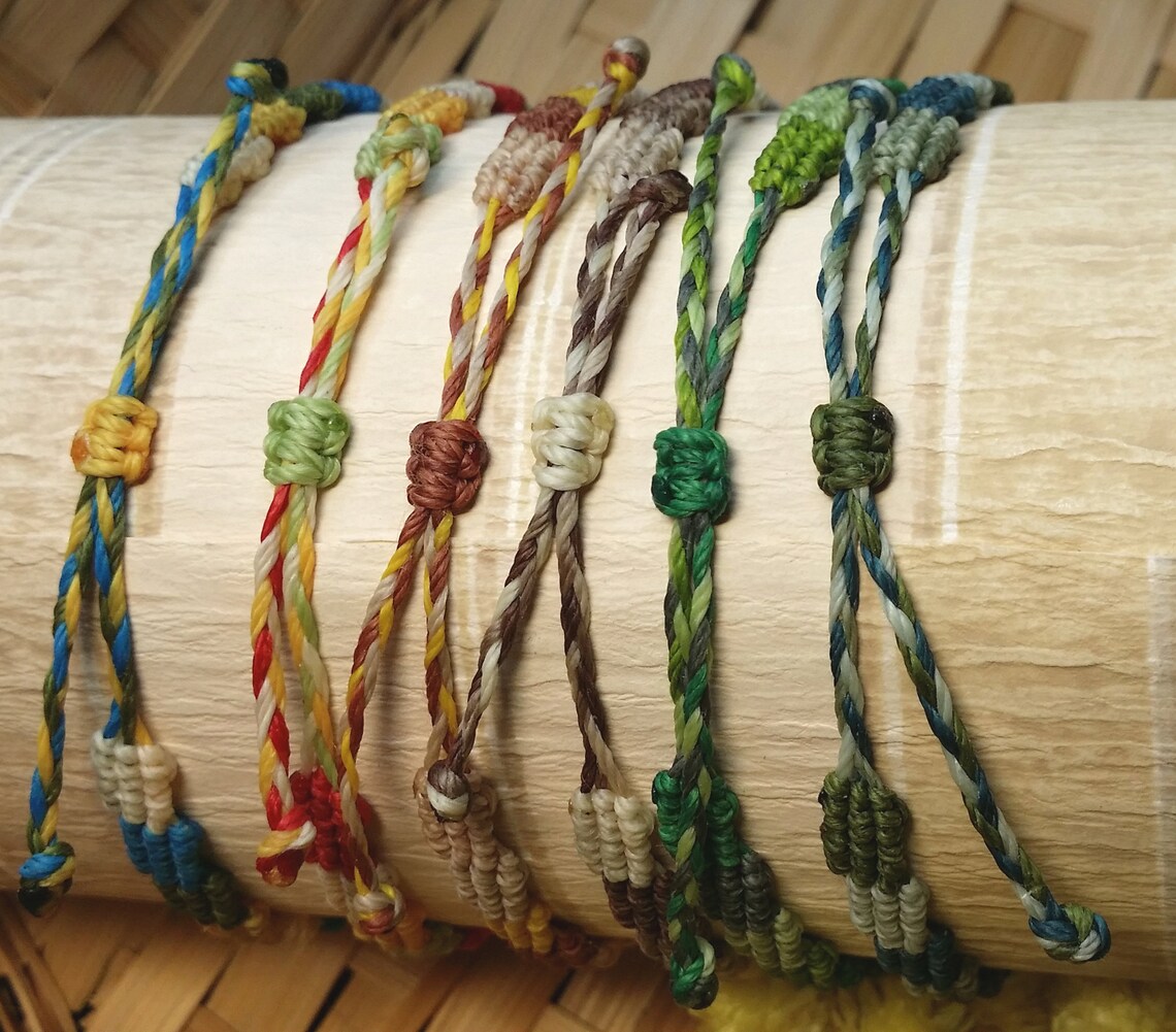 Macrame Bracelet Handmade Bracelet Multicolored Bracelet Braided ...