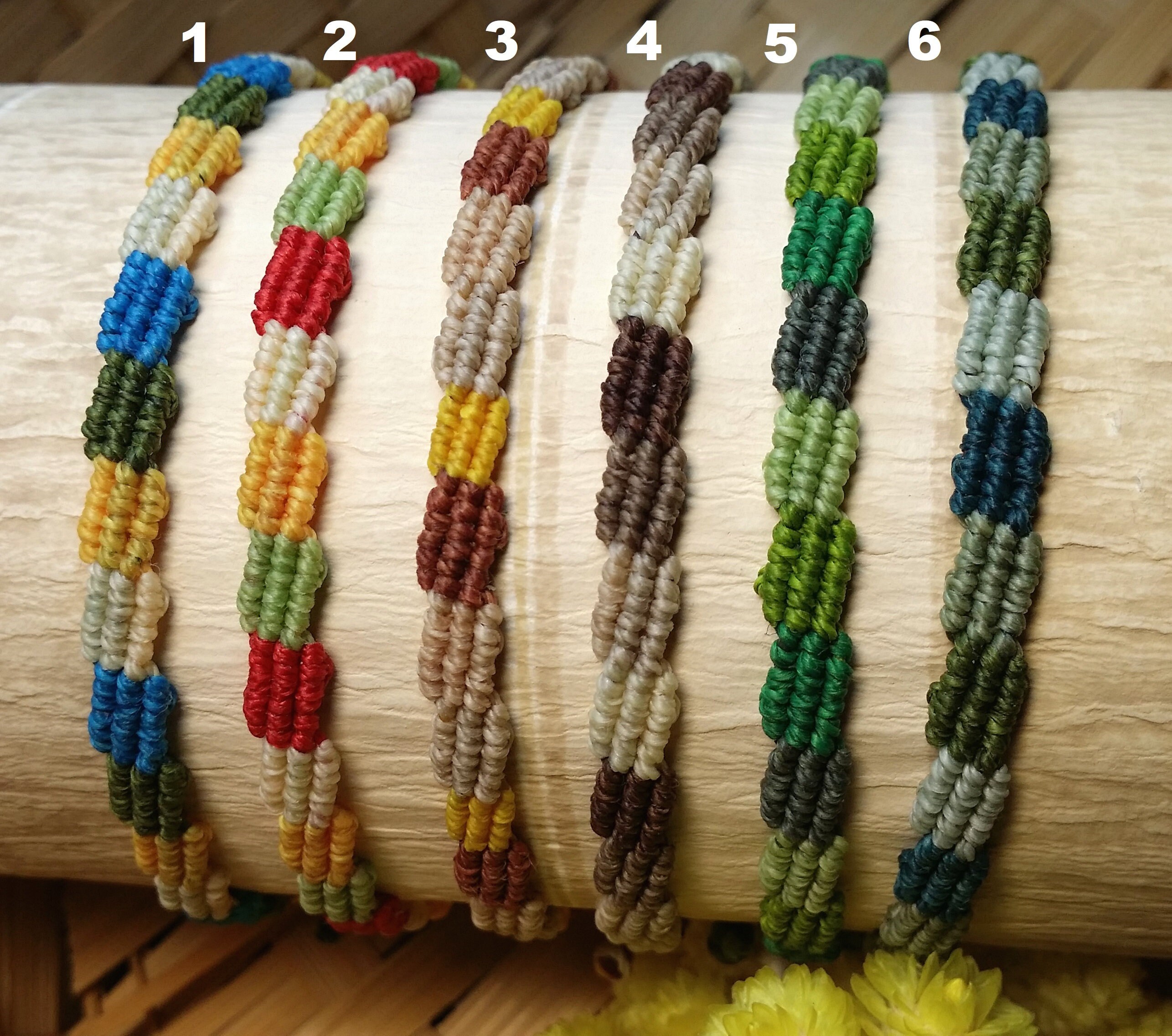 Macrame Bracelet Handmade Bracelet Multicolored Bracelet Braided ...
