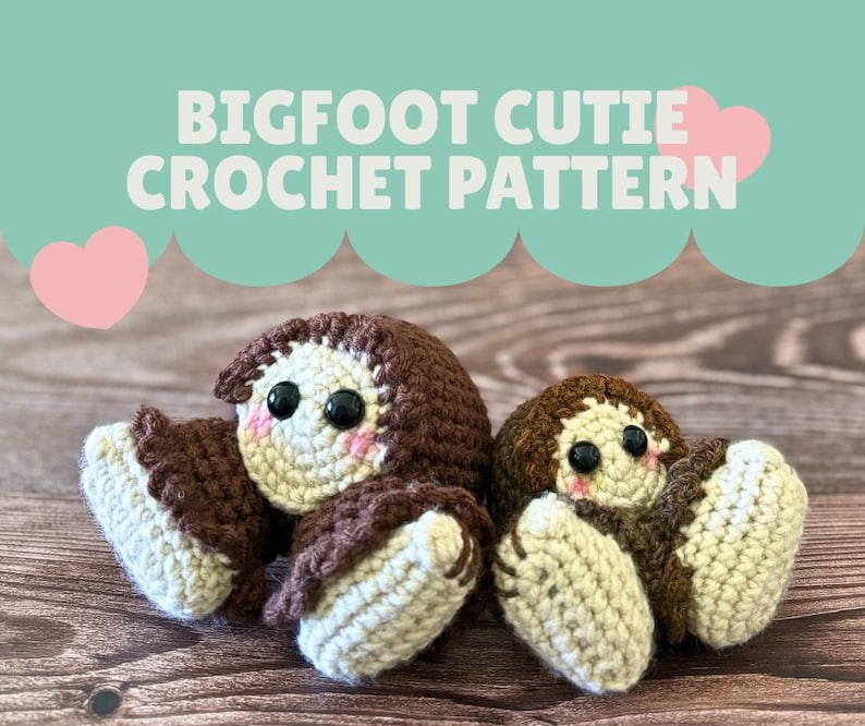 Bigfoot Cutie Crochet Pattern - Etsy