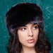 Beige Fur Hat. Fur Sable Hats. Luxury Sable Hat. Sable Hat. Woman ...