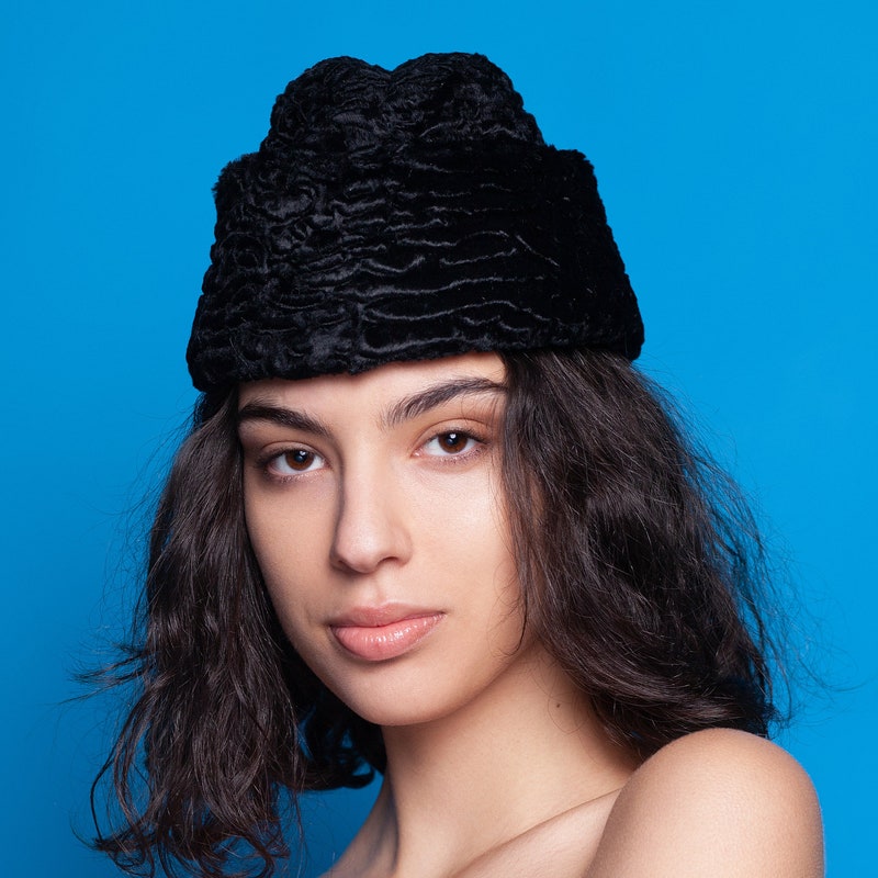 Black Forage Hat - Etsy UK