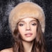 Beige Fur Hat. Fur Sable Hats. Luxury Sable Hat. Sable Hat. Woman ...