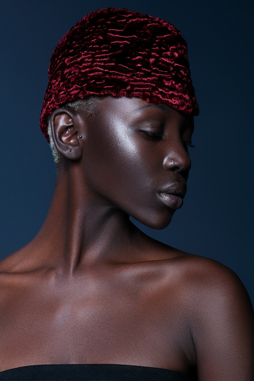 Stewardess Cap. Luxury Forage. Elegant Caps. Military Style Hat. Velvet ...