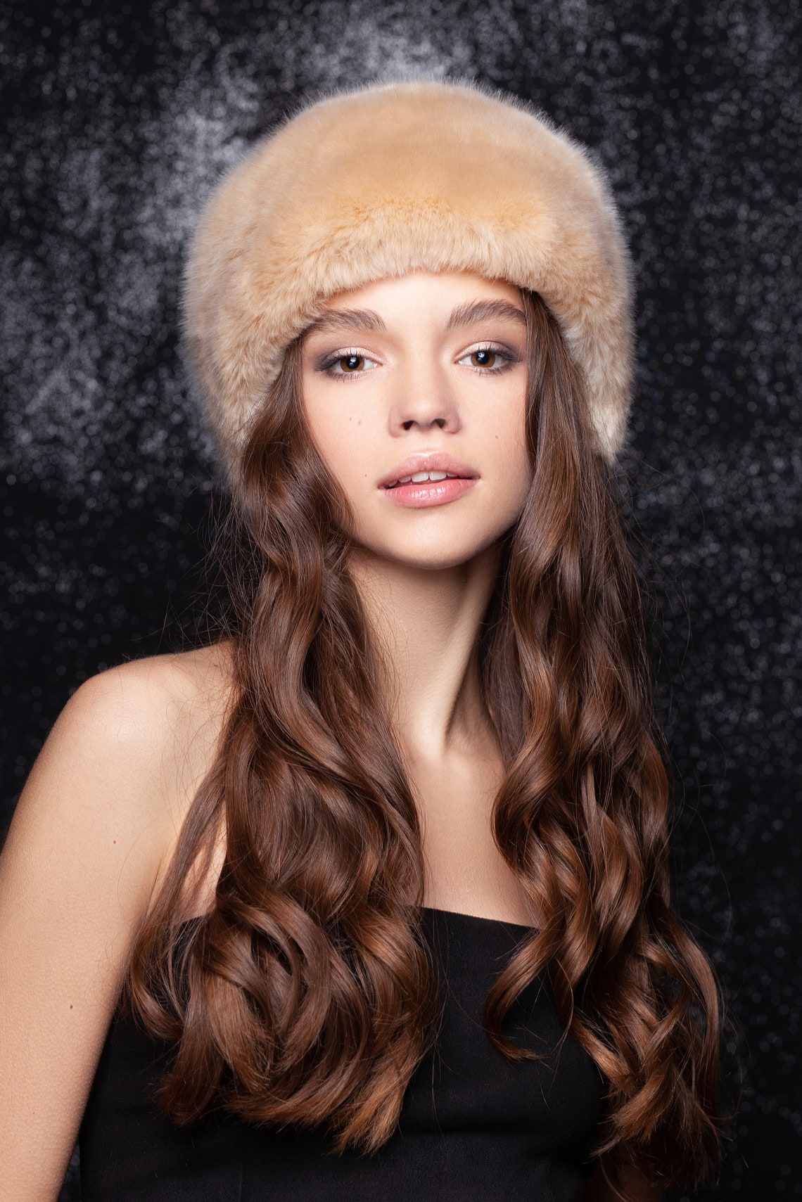 Beige Fur Hat. Fur Sable Hats. Luxury Sable Hat. Sable Hat. - Etsy