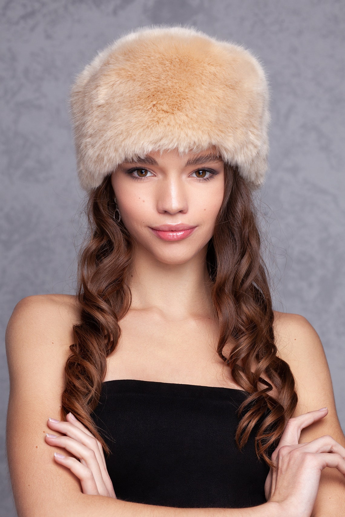 Beige Fur Hat. Fur Sable Hats. Luxury Sable Hat. Sable Hat. - Etsy