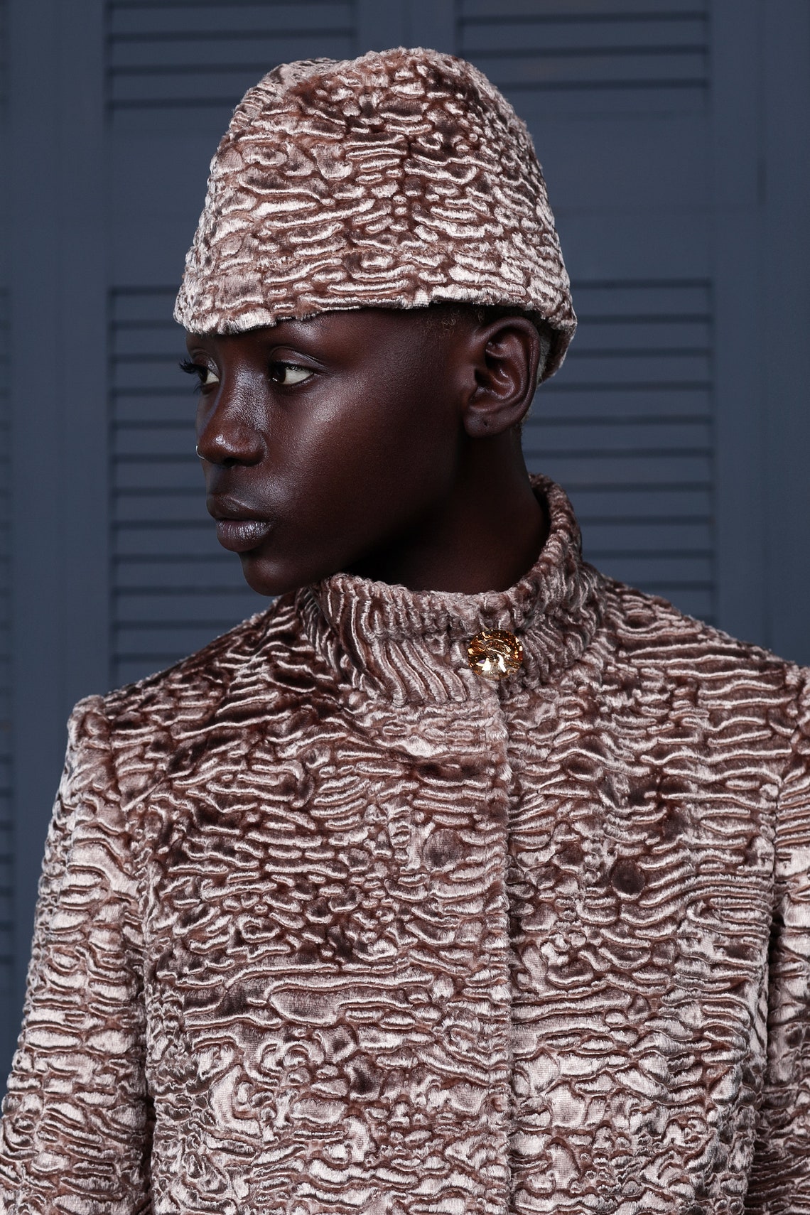 Beige Forage Caps. Winter Forage Hats. Velvet Forage Caps. | Etsy