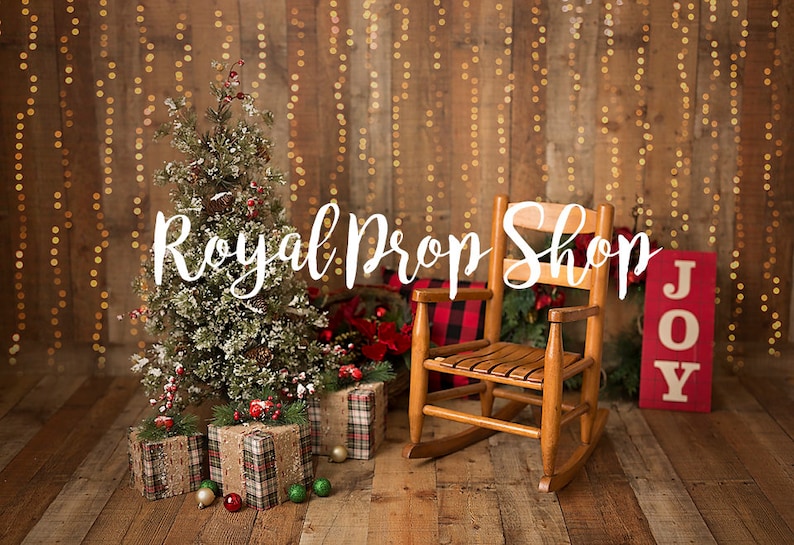 Christmas Digital Backdrop, Christmas Background, Winter Backdrop ...