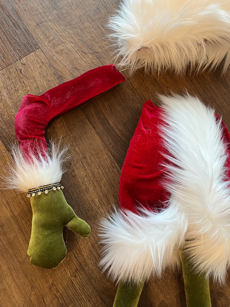 Santa Wreath Attachment to Greet Your Guests - Etsy