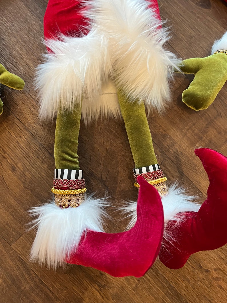 Santa Wreath Attachment to Greet Your Guests - Etsy