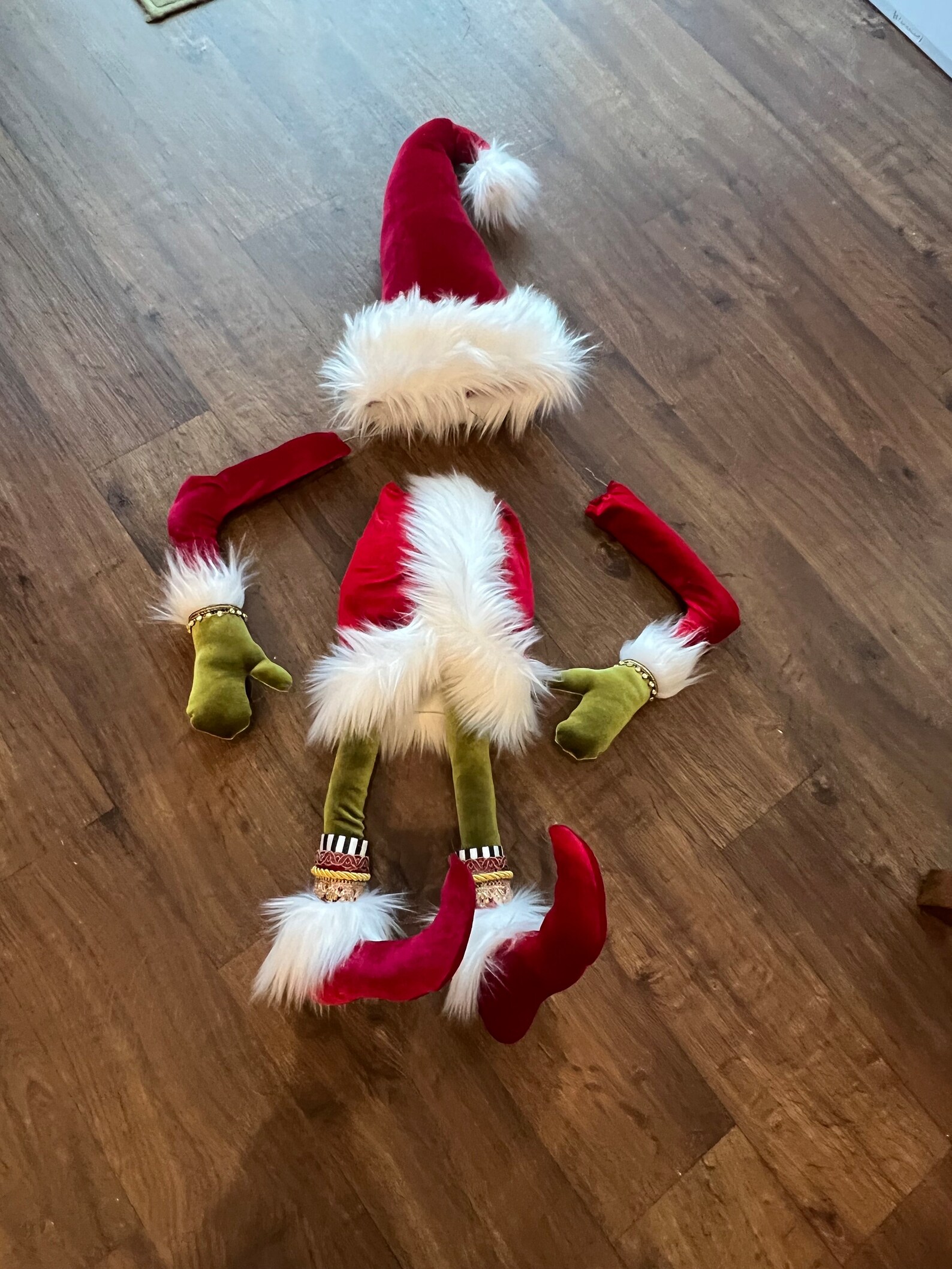 Santa Wreath Attachment to Greet Your Guests - Etsy