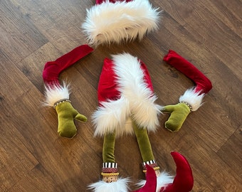 Santa Wreath Attachment - Etsy