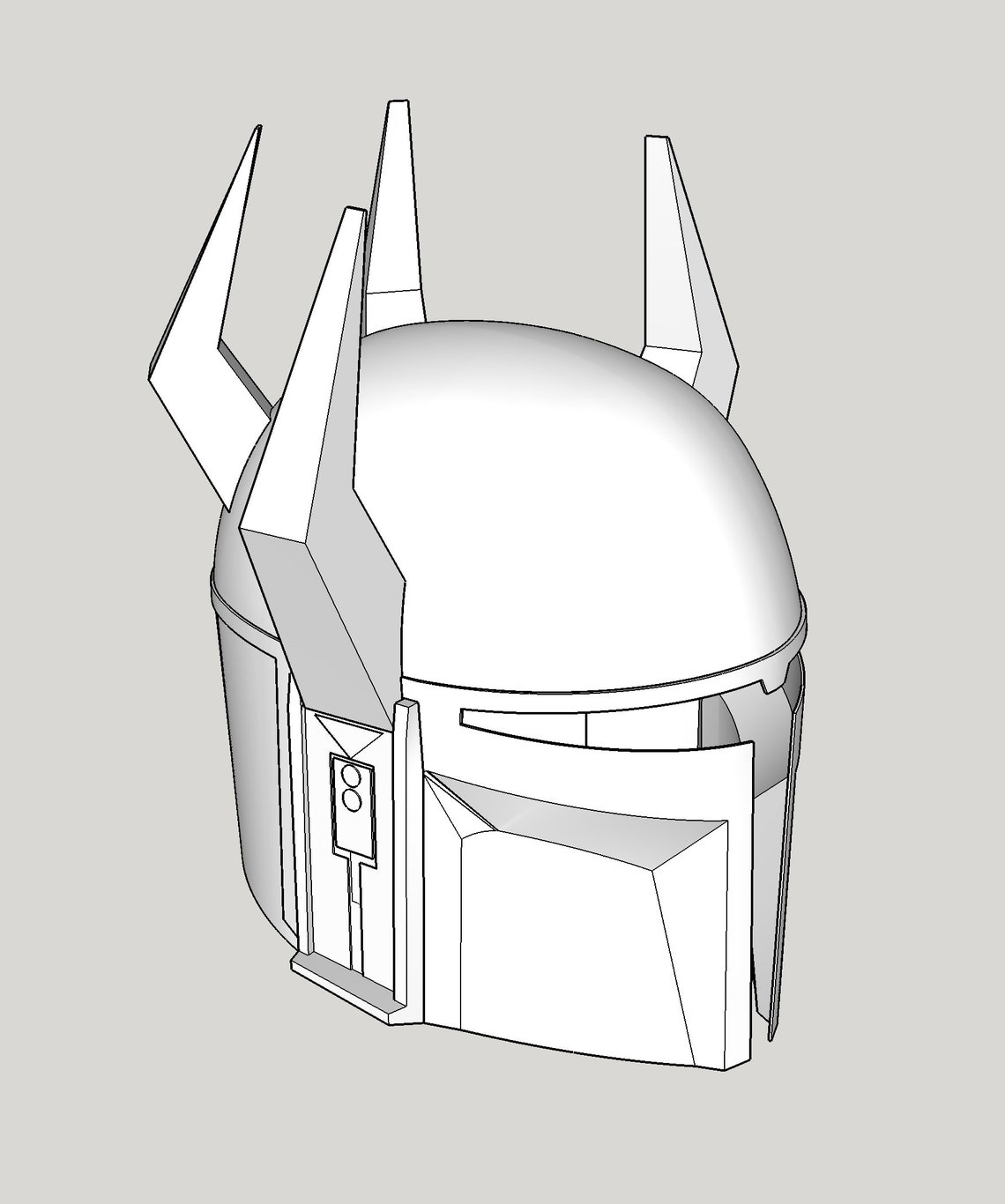 Gar Saxon Maul Mandalorian Inspired Helmet 3D Model STL for 3D - Etsy