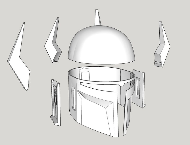 Gar Saxon Maul Mandalorian Inspired Helmet 3D Model STL for 3D - Etsy
