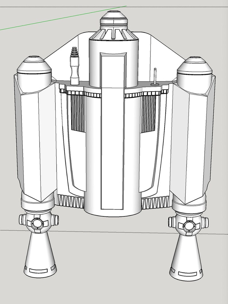 Mandalorian Inspired Jetpack Rising Phoenix 3D Models for 3D | Etsy