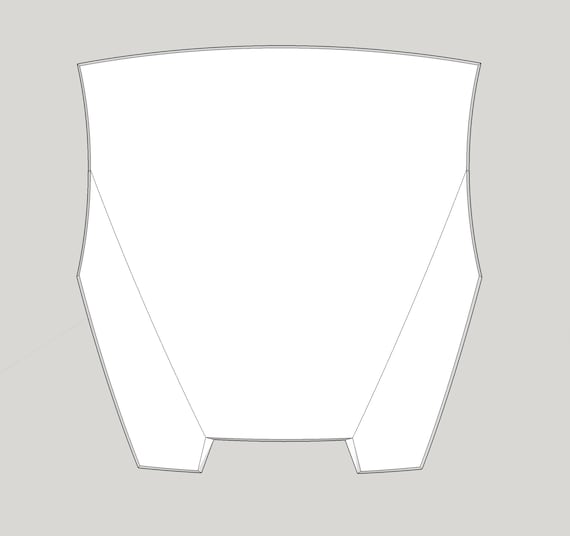 Mandalorian Inspired Back Plate Armor for 3D Printing STL File - Etsy