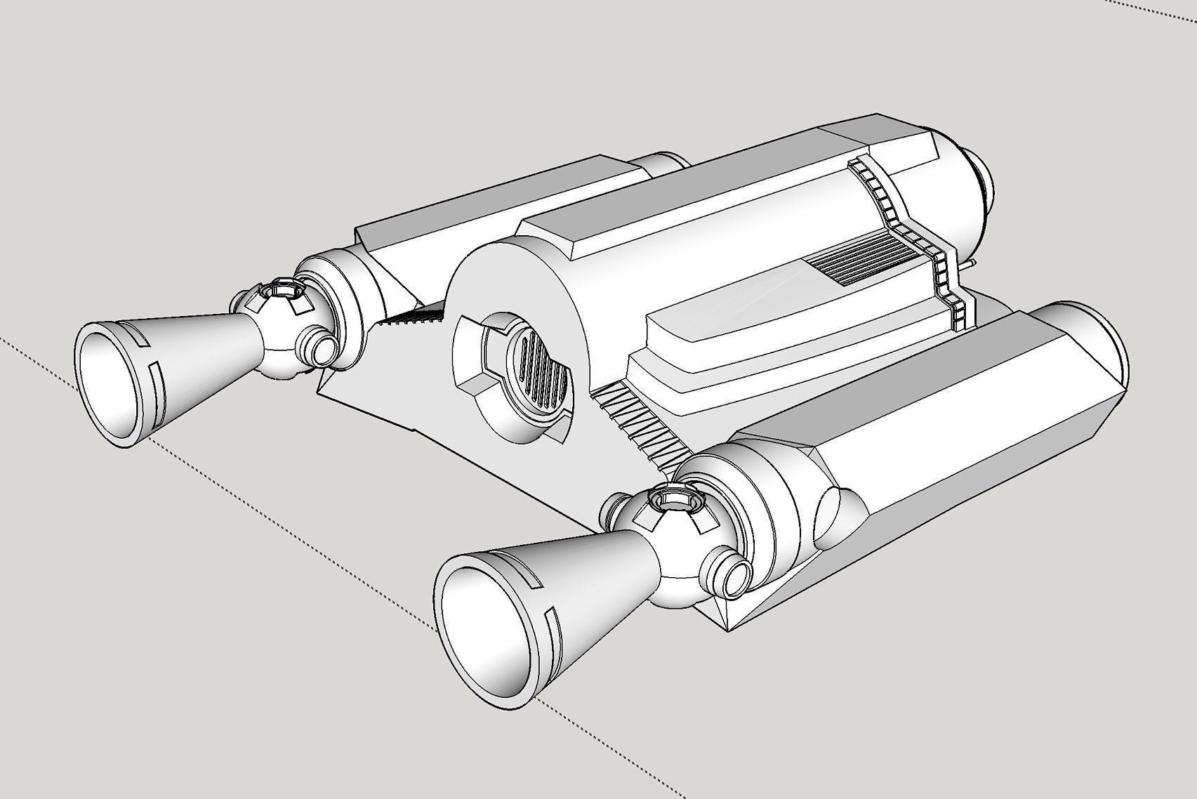 Mandalorian Inspired Jetpack Rising Phoenix 3D Models for 3D Printing ...