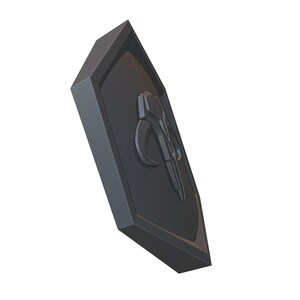 Mandalorian Inspired Mythosaur Shoulder Pauldron Signet With Wall Art ...