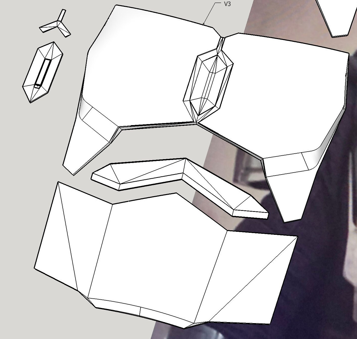 Mandalorian Inspired Beskar Chest Armor 3D Model for 3D Printing Mando ...
