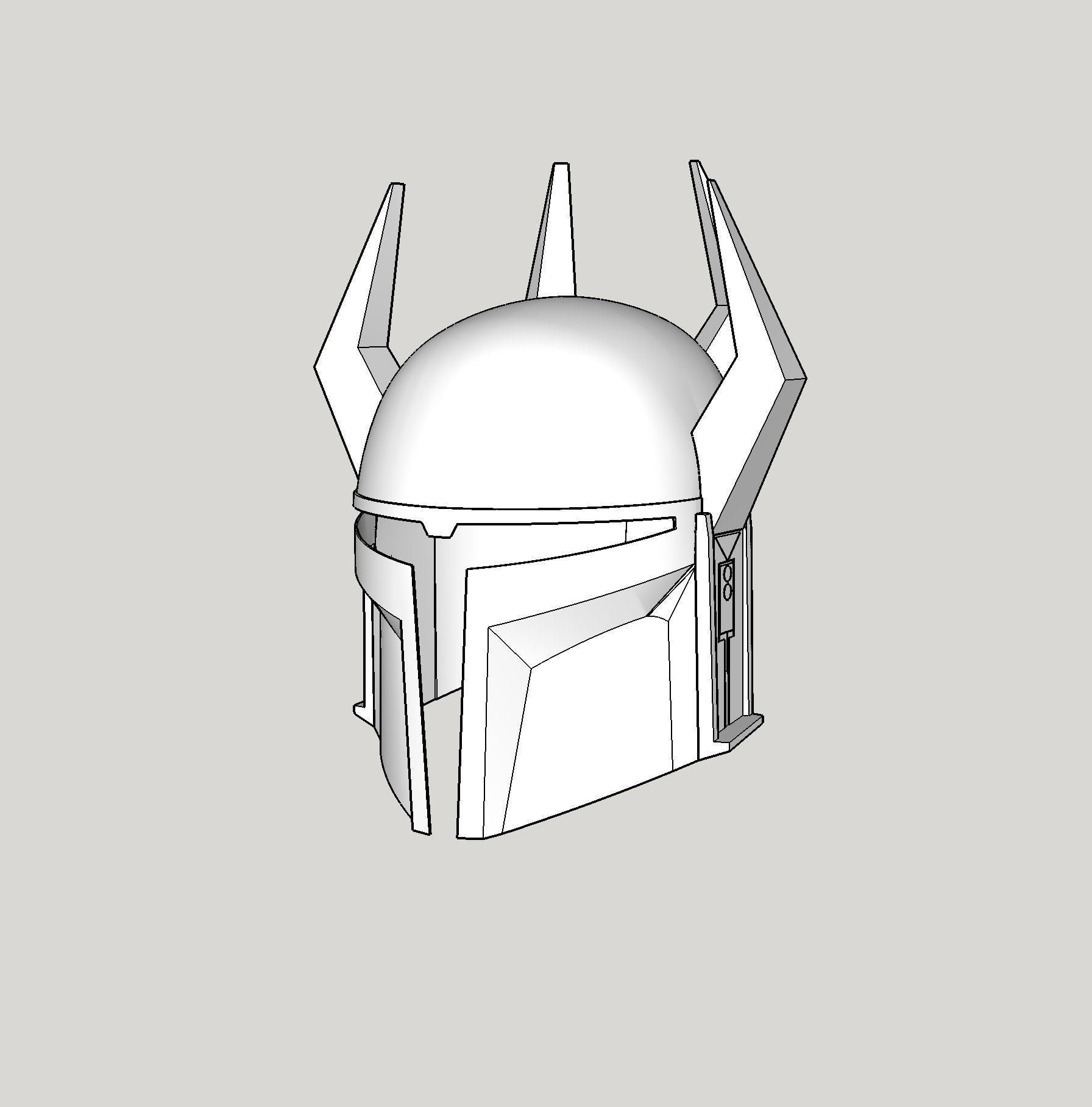 Gar Saxon Maul Mandalorian Inspired Helmet 3D Model STL for 3D - Etsy ...