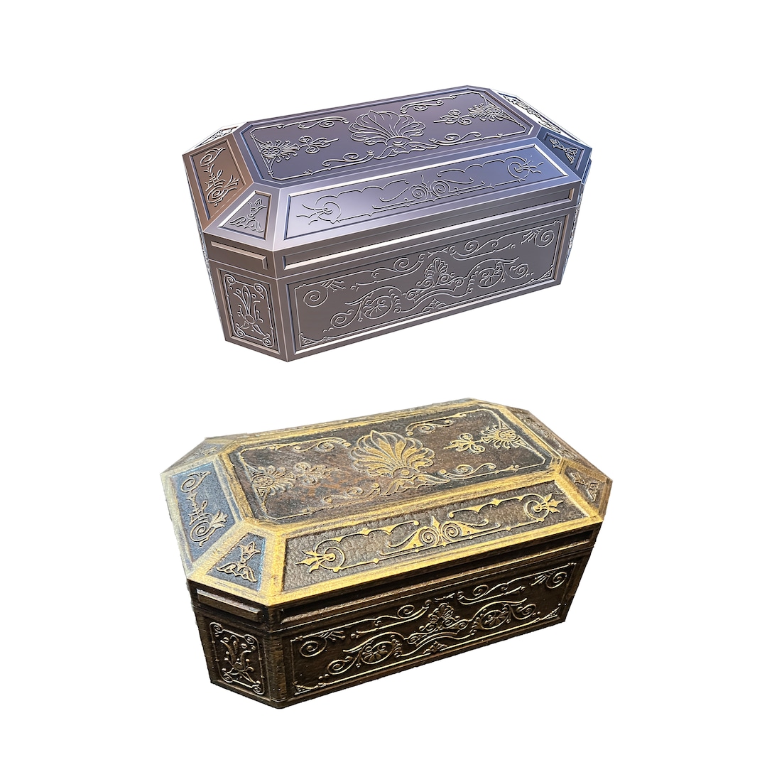 DOWNLOAD Ornate Box 3D Model STL File for 3D Printing Jewelry Keys ...