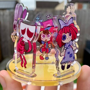 TADC Spinning Standee, Pomni Standee Moving Acrylic Charm - Etsy