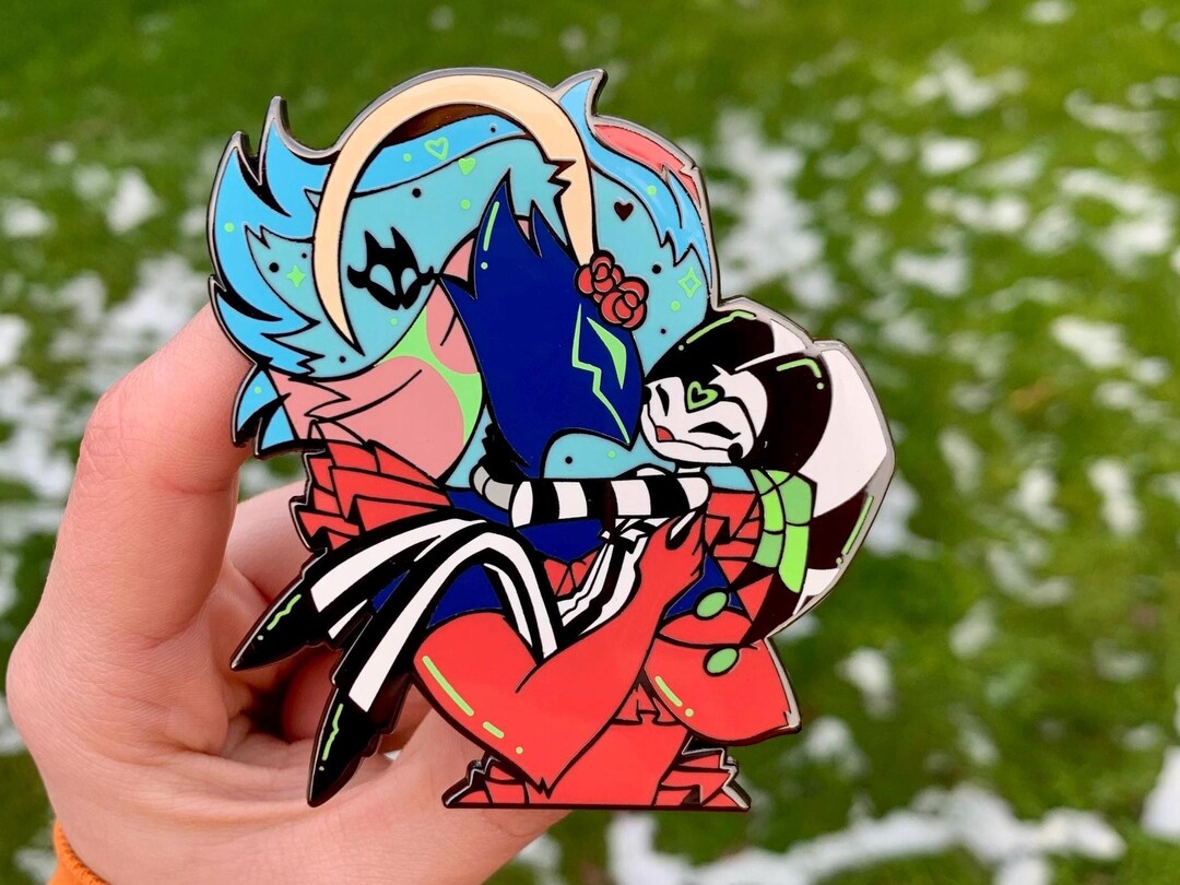 Fizzarolli and Ozzie Enamel Pins, Hazbin X Musicals Pins, Helluva Boss ...