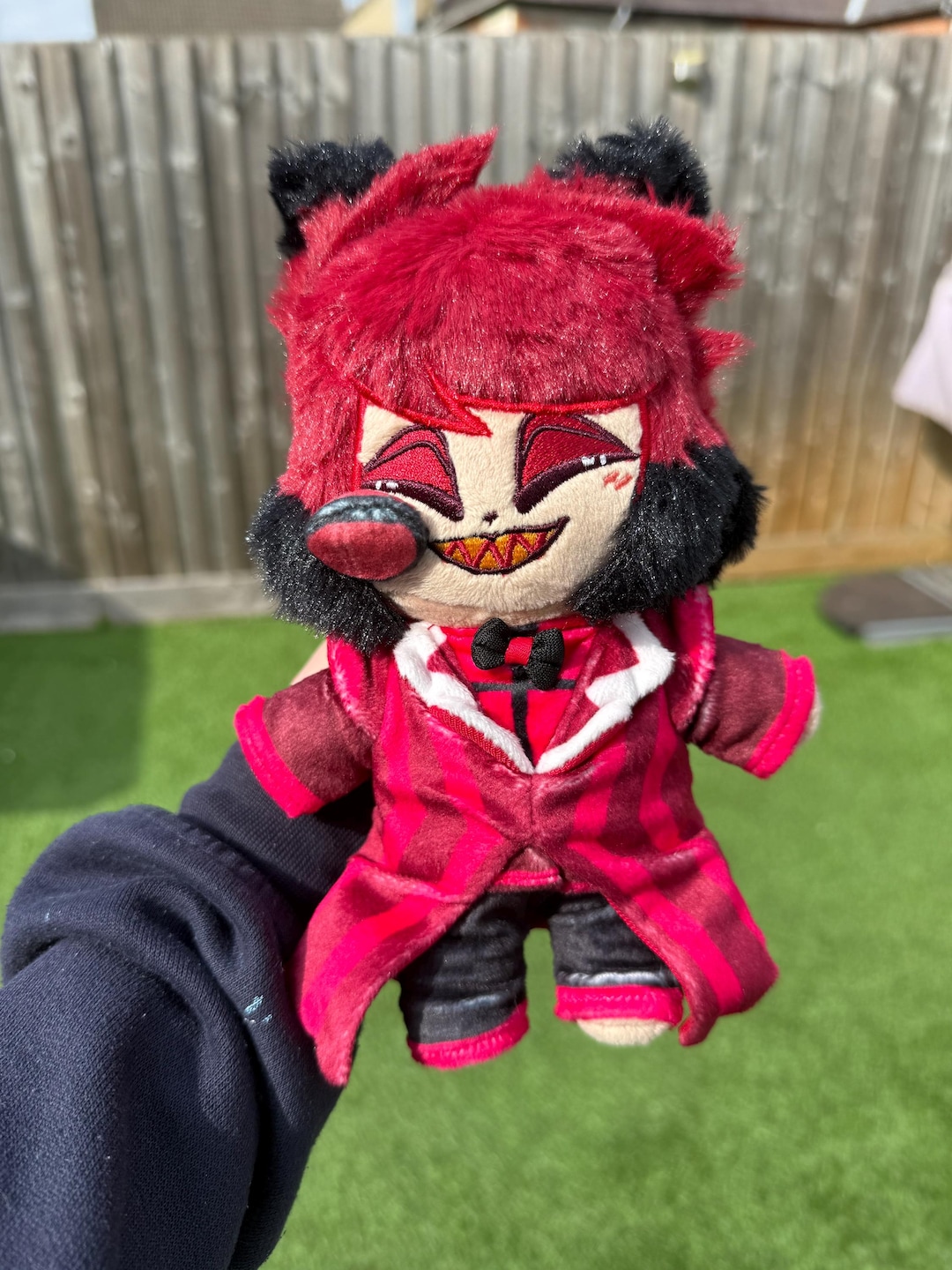 Alastor Plushie, Hazbin Hotel Alastor Plush, 20cm Stuffed Toy - Etsy