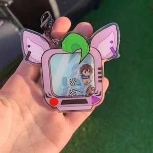 FNAF Acrylic Shaker Charms Keychains, Freddy, Monty, Chica, Roxy, Sun ...