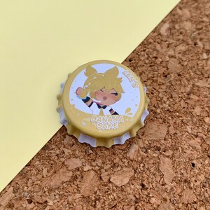 Vocaloid Bottle Cap Pins, Hatsune Miku Badges, Rin, Len, Gumi, Kaito ...