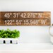 Longitude Latitude Sign GPS Coordinates Wood Plaque Unique - Etsy