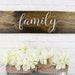 Family Wood Sign Farmhouse Wooden Sayings Wall Décor - Etsy