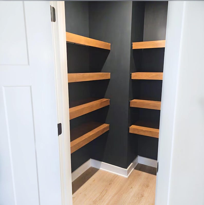 Wood Shelf Covers for Wire Shelving, Custom Wood Shelf Covers, Pantry ...