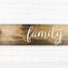 Family Wood Sign Farmhouse Wooden Sayings Wall Décor - Etsy