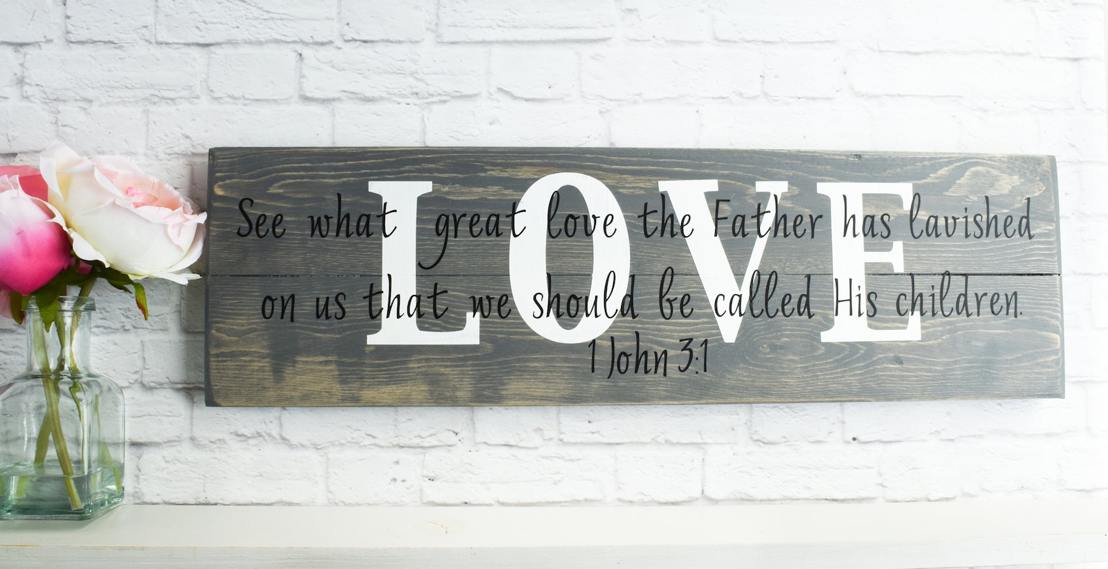 Christian Wood Sign Bible Verse Wall Art Scripture Wall - Etsy