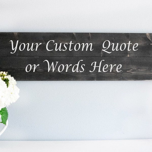 Custom Quote Signs - Etsy