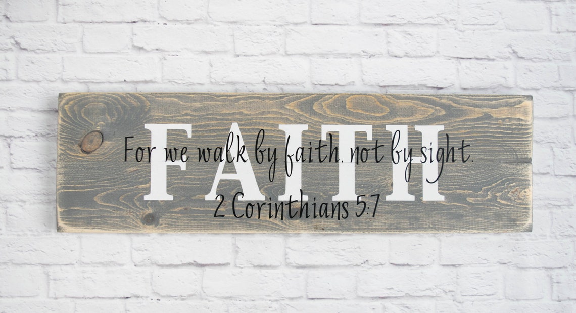 Christian Wood Sign Bible Verse Wall Art Scripture Wall - Etsy