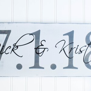 Personalized Wedding Date and Names Established Sign Family Name Sign ...