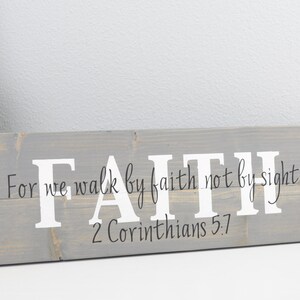 Christian Wood Sign – Bible Verse Wall Art – Scripture Wall Décor ...